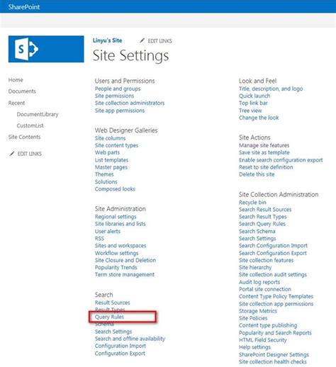 Sharepoint 2013 网站搜索规则的使用示例sharepoint 2013使用 Csdn博客