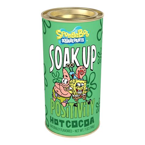 Spongebob Squarepants™ Soak Up Positivity Hot Cocoa 7oz Round Tin