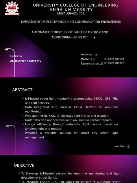 Automated Street Light Fault Detection And Monitoring Using Iot Pdf Internet Of Things