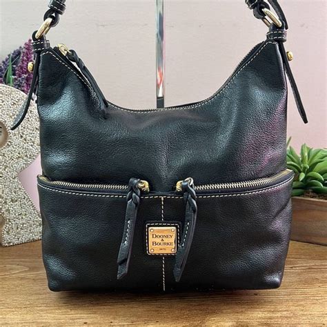 Dooney And Bourke Dooney And Bourke Black Leather Dillen Shoulder Bag Grailed
