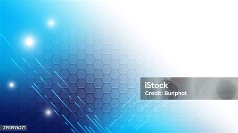 추상적인 기하학적 흰색과 파란색 배경 와 육각형 패턴 벡터 일러스트 레이 션 0명에 대한 스톡 벡터 아트 및 기타 이미지 0명 3차원 형태 개념 Istock
