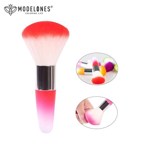 Modelones แปรงทําความสะอาดเล็บ แปรงยูวีเจล แปรงปัดฝุ่นเล็บ ผงกําจัดเล็บ เครื่องมือทําเล็บ 1 ชิ้น