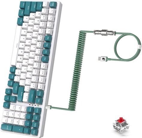 HXSJ K3 Mechanical Keyboard Ultra Compact Mini 98 Keys Wired Type C USB Apex Pro Kontrol Freek