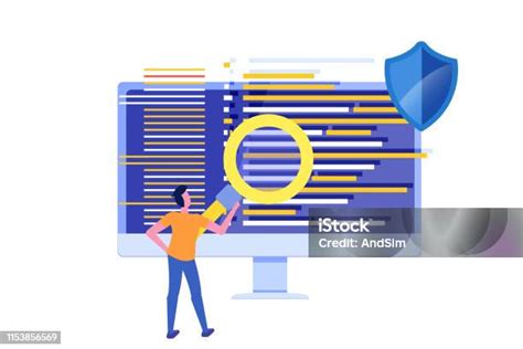 Software Or Application Flat Vector Concept Debugging Development