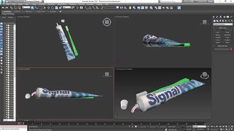 Toothbrush And Toothpaste 3d Model By Nemo81