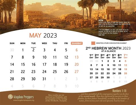 Hebrew Israelite Calendar 2023 2024 — Kingdom Preppers