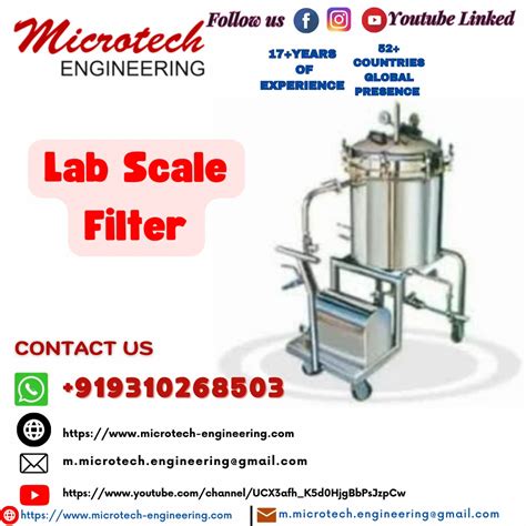 Microtech Engineering Stainless Steel Lab Scale Filter At ₹ 45252 In New Delhi