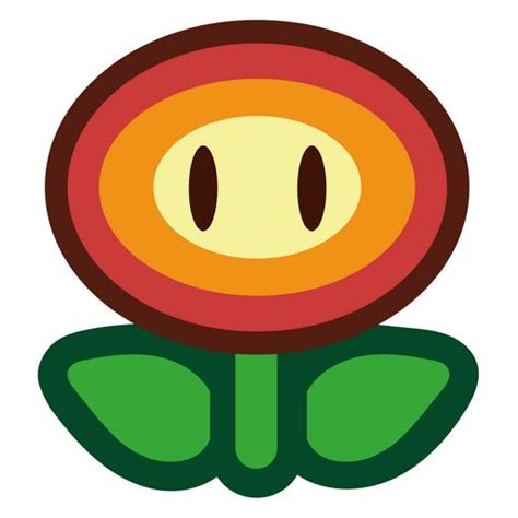 Super Mario Fire Flower Sticker