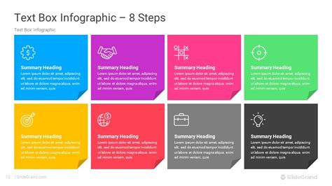 Text Box Infographics PowerPoint Template Designs SlideGrand