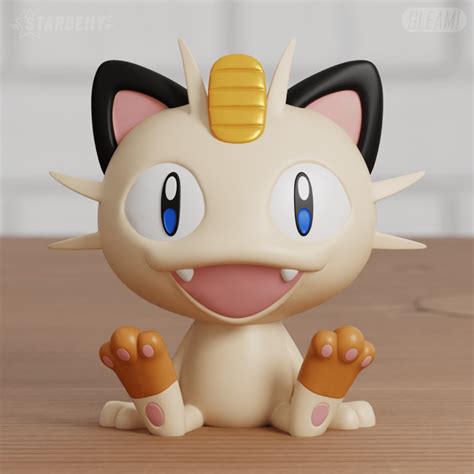 Meowth Chibi 2 Models Pokemon In 2025 Pokemon Vinyl Art Toys