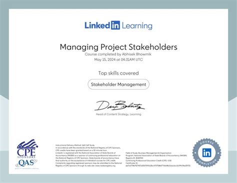 abhisek bhowmik on linkedin certificate of completion