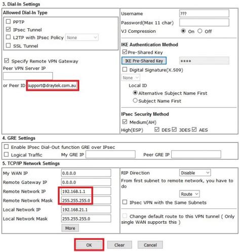Configuring Ipsec Lan To Lan Vpn Tunnel Between Vigor 2860 And Vigor 3900 Routers Using