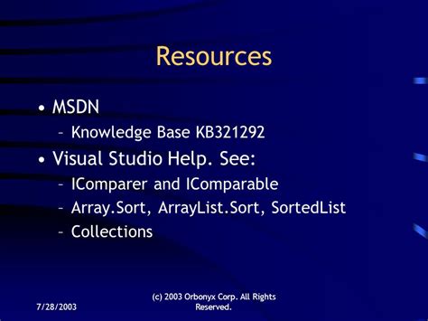 7282003 C 2003 Orbonyx Corp All Rights Reserved Gotdotnet