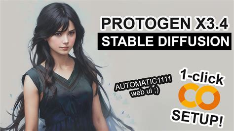 Protogen x3.4 - Stable Diffusion 1-CLICK Google Colab Setup - YouTube