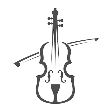Premium Vector Violin Logo Icon Design