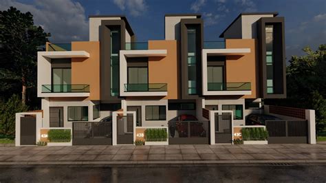 Modern Row House Design Enhance Your Living Experience Smartscale House Design