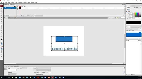 Adobe Flash Cs3 Class 4 Button Movie Clip Youtube