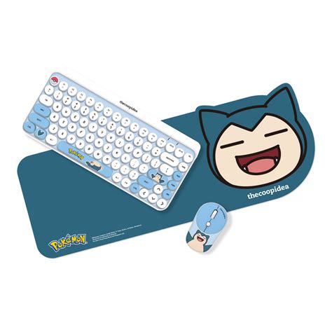 Pokémon Tappy Wireless Keyboard And Mouse Set Snorlax Thecoopidea