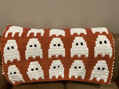 Ravelry Ghost Mosaic Crochet Blanket Pattern By Sandy Jager
