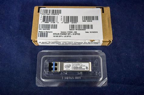 E10GSFPLR Original Intel 10G LR Ethernet SFP+ 1310nm 10km Optics X520 ...