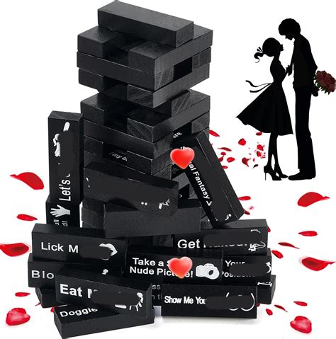 48 Blocks Adult Naughty Games Tumble Tower Couples Game