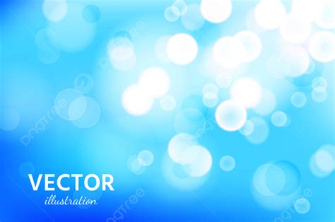 흐림 Bokeh 조명 효과와 벡터 추상 푸른 하늘 배경 화려한 배경 장식 배경 일러스트 및 사진 무료 다운로드 Pngtree