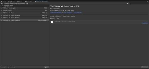 Tutorial Focus OpenXR Getting Started In Unity VIVE OpenXR VIVE Forum