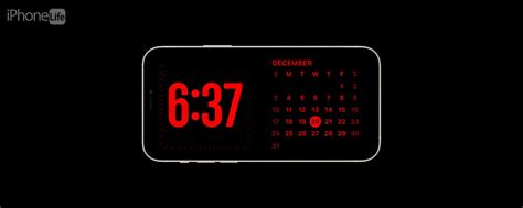 How To Get Digital Clock On Standby