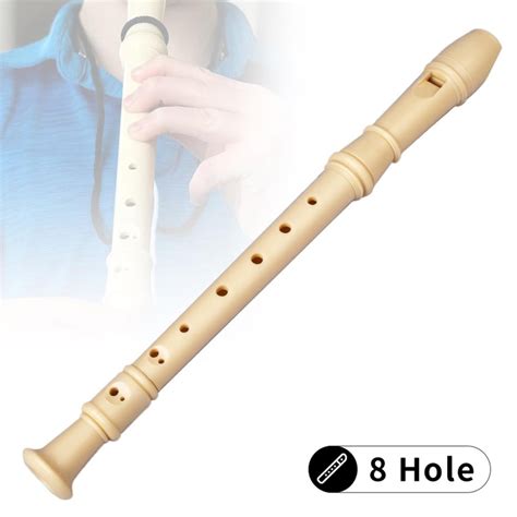 8 Holes High Pitch Soprano Recorder Flute Abs Instruments Reed Pipe