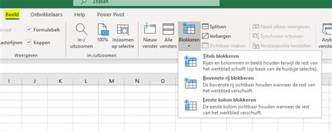 freeze columns excel hulp bij excel