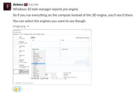 vulkan application with gpu 0 usage related to windows task manager