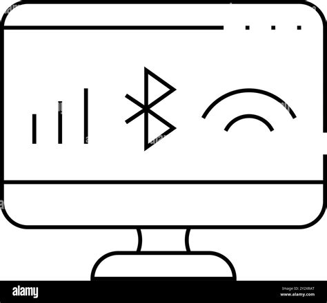 Connection Operating System Line Icon Vector Illustration Stock Vector Image Art Alamy