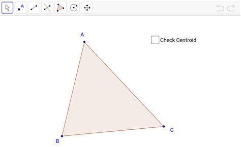 Construct The Centroid 2 Geogebra