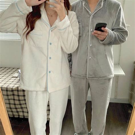 커플잠옷 레브 수면 커플잠옷 부드러운 잠옷여행필수템 에이블리