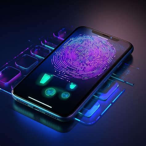 Premium Photo 3d Biometric Security Network Privacy Data Protection