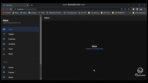 IONIC TUTORIAL MEMBUAT SIDEMENU DI IONIC DAN MENAMBAHKAN ISI KONTENNYA YouTube