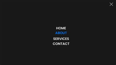 Fullscreen Overlay Menu With Html Css And Javascript Coding Artist
