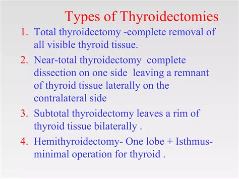 Thyroid Surgery And Mangement Protocols Pptx