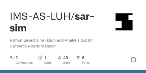 Github Ims As Luh Sar Sim Python Based Simulation And Analysis Tool For Synthetic Aperture Radar