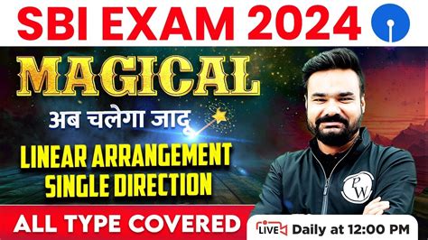 Sbi Po And Clerk 2024 Puzzle Reasoning Linear Arrangement Reasoning