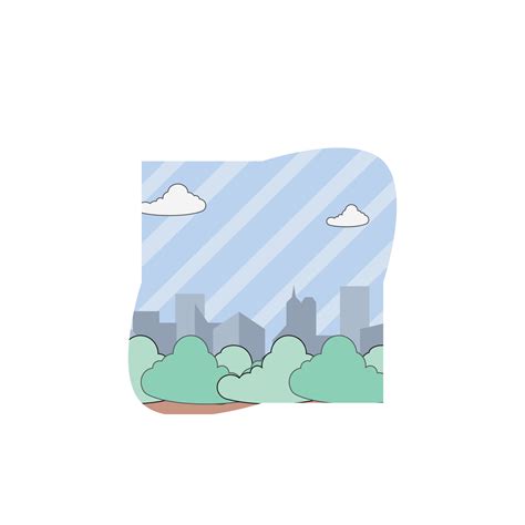 Aesthetic Organic Blobs City Background Shape Cute 17171484 Png