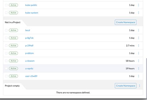 project filtering does not show empty projects · issue 5626 · rancher