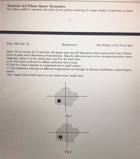 Solved Exercise 68 Phase Space Dynamics It Is Often Useful