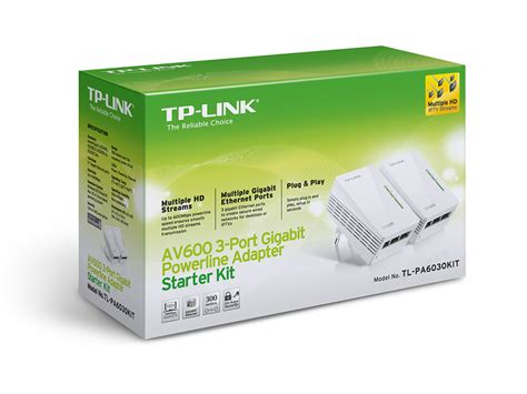 Tl Pa Kit Av Port Gigabit Powerline Adapter Starter Kit Tp Link India