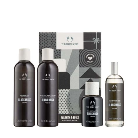 ბოდი შოპი სასაჩუქრე ნაკრები Ayr24 G4 შავი მუშკი დელუქსი სუნამო 60მლ ტანის მისტი 100მლ