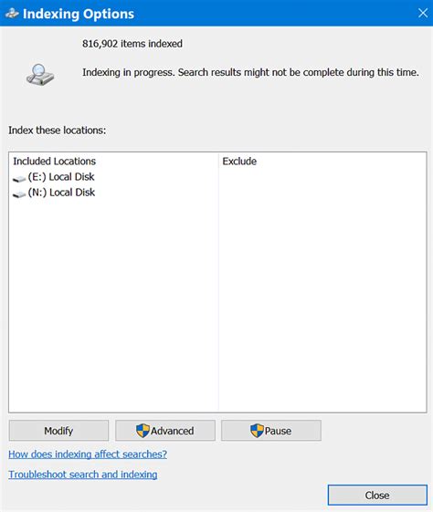 Turn On Or Off To Index Encrypted Files In Windows 10 Tutorials