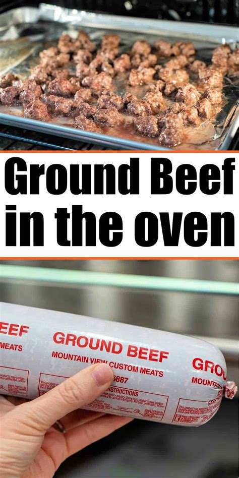 How To Cook Ground Beef In Oven Sheet Pan Ground Beef
