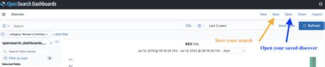 Understand Discover Draft Issue 3112 Opensearch Project OpenSearch Dashboards GitHub