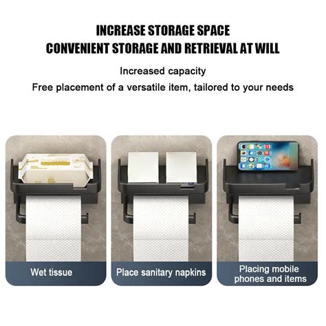 Настенный держатель для туалетной бумаги нержавеющий утолщенный пластиковый стеллаж для