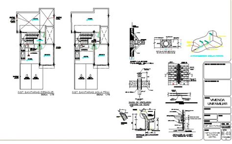 House Plan And Other Structural Units Detail 2d View Layout File In Autocad Format